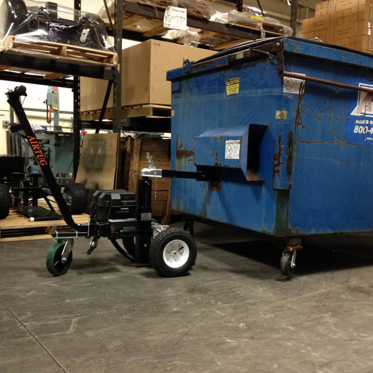 AIRTUG Dumpster Mover Standard Tug | Easily Move Your >4,000 lb Dumpster